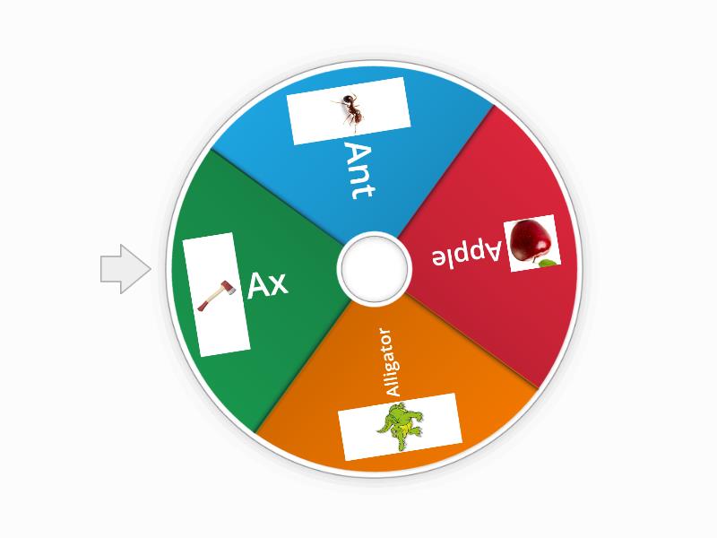 Letter A-a - Random wheel