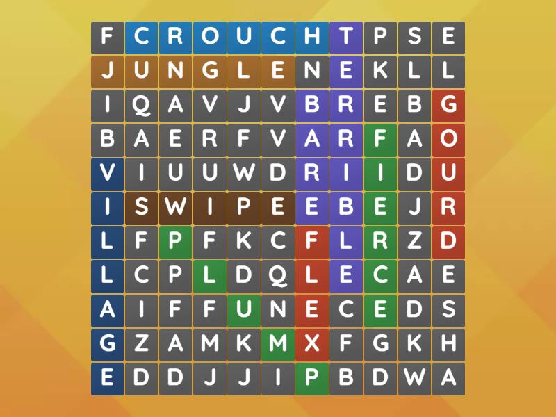 Week 2 - (Grandma and the Great Gourd) - Wordsearch