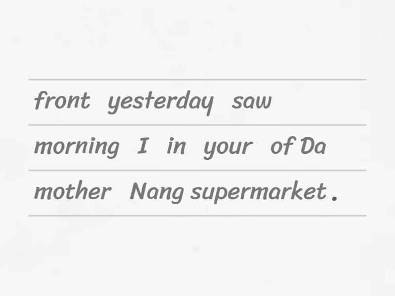 IOE PRACTICE TEST 5 - Unjumble