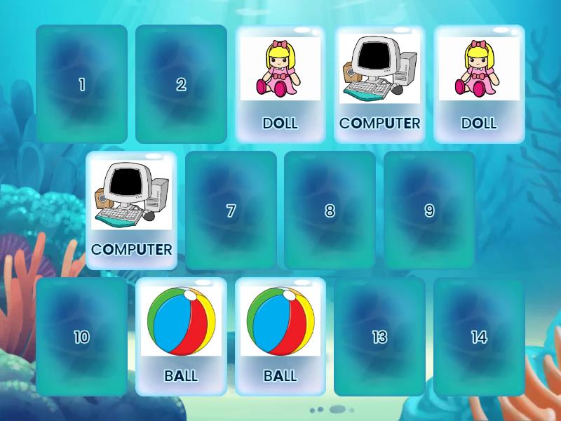 Memory game - Toys - Matching pairs