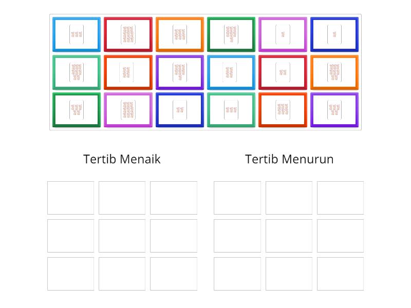 Menyusun Kumpulan Objek Mengikut Tertib Menaik dan Tertib Menurun ...
