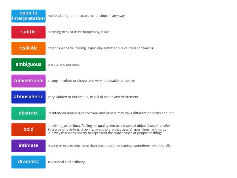 Outcomes Upper-Intermediate 1.2 In the picture - Unscramble