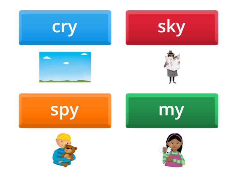 Oxford phonics 3 Unit 6 y (without sound) - Match up