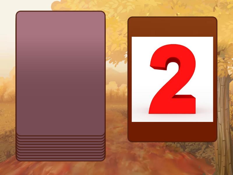 Numbers - Speaking cards