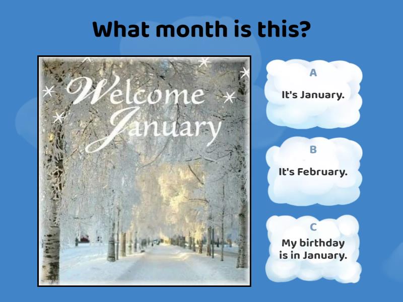 Months - Quiz