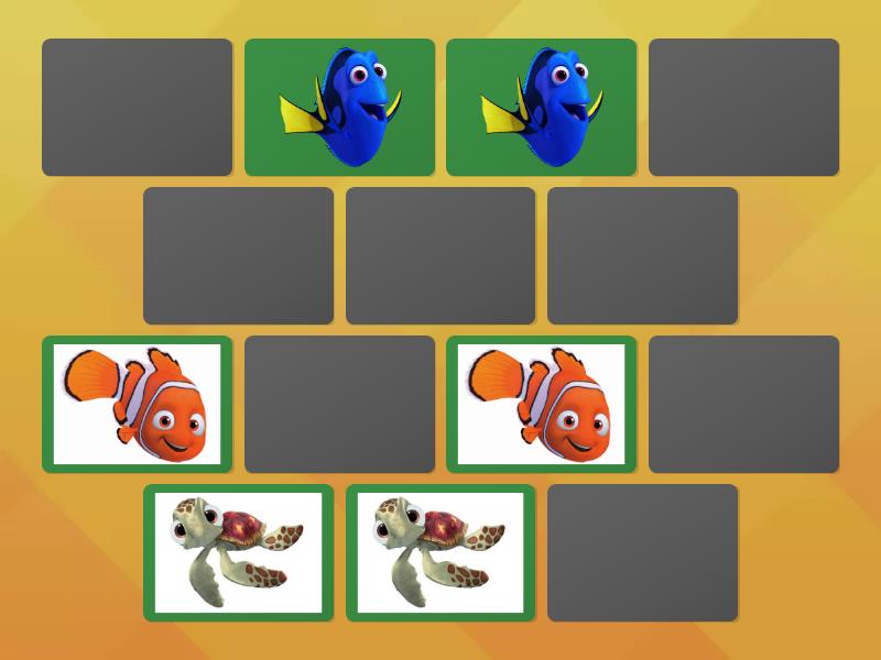 MEMORY NEMO - Matching pairs