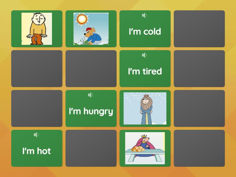 Feelings and emotions - Matching pairs