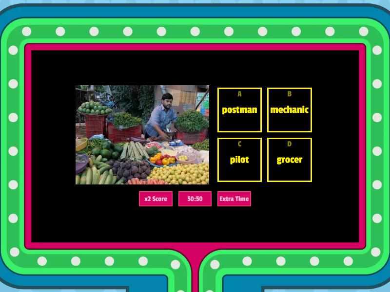 Learning Vocab 1 ( Occupation ) Game Quiz - Gameshow quiz