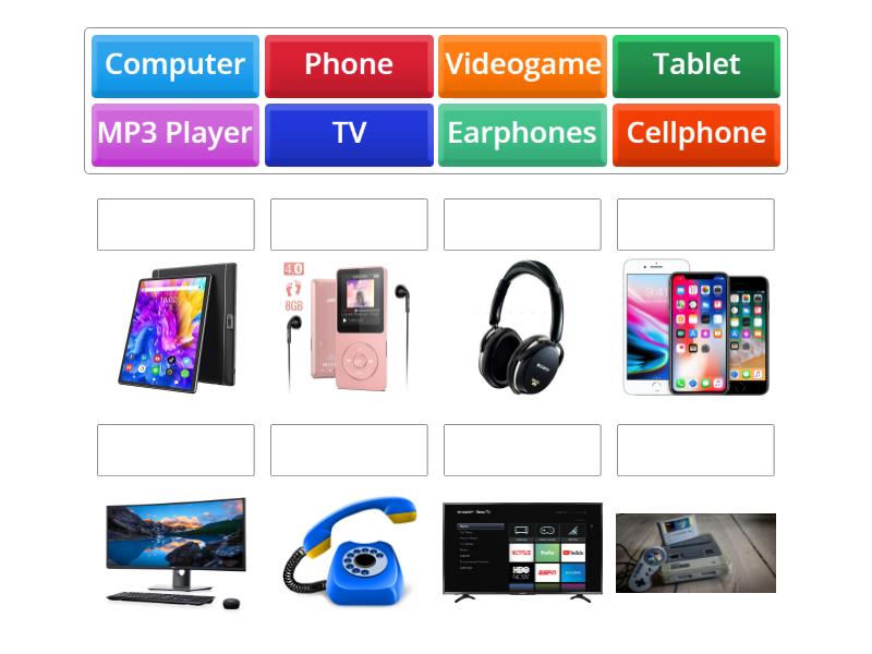Technological devices - Match up