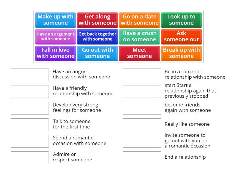 Jun 4: Relationships - Match up