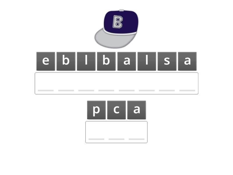 [Cambridge Movers] CLOTHES 3 - Anagram