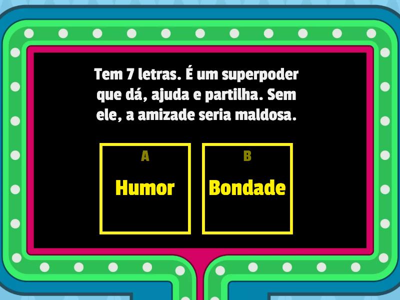 Os Superpoderes da Amizade - YUKI - Gameshow quiz