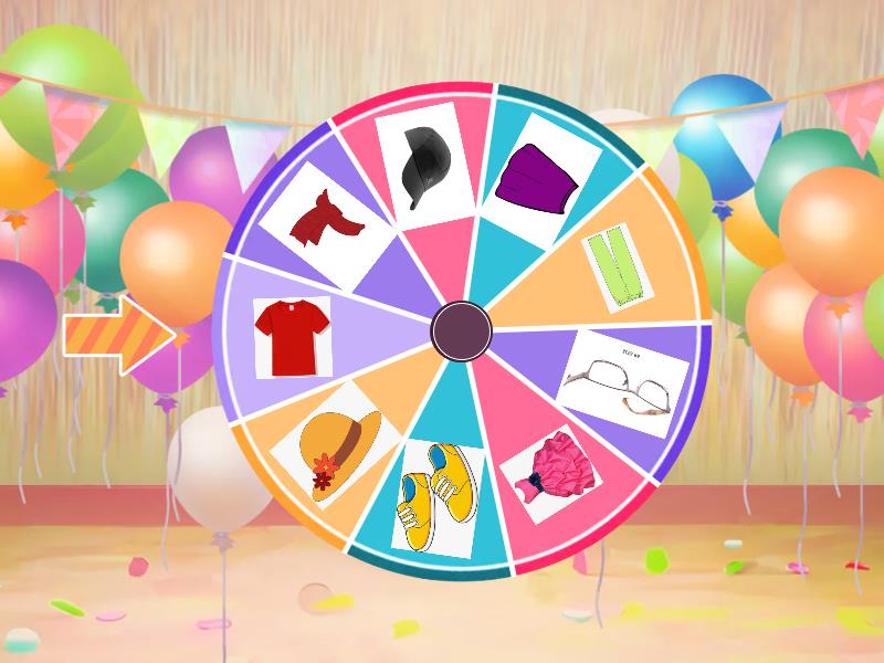 Safari 1 (clothes) wheel - Spin the wheel