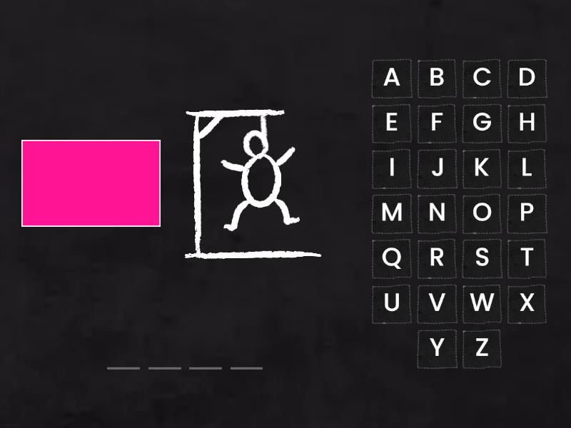 YEAR 1 | UNIT 0: FRIENDS | Colours - Hangman