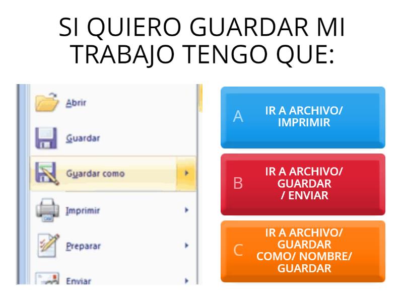 RESPONDE LAS PREGUNTAS: MICROSOFT WORD - Quiz