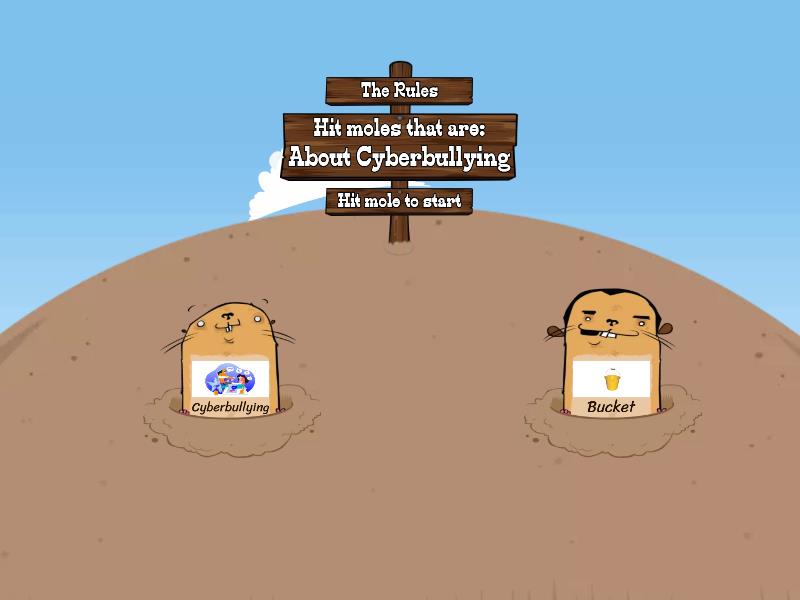 Hit The Moles If They Are About Cyberbukkying(Cyberbullying,Social ...