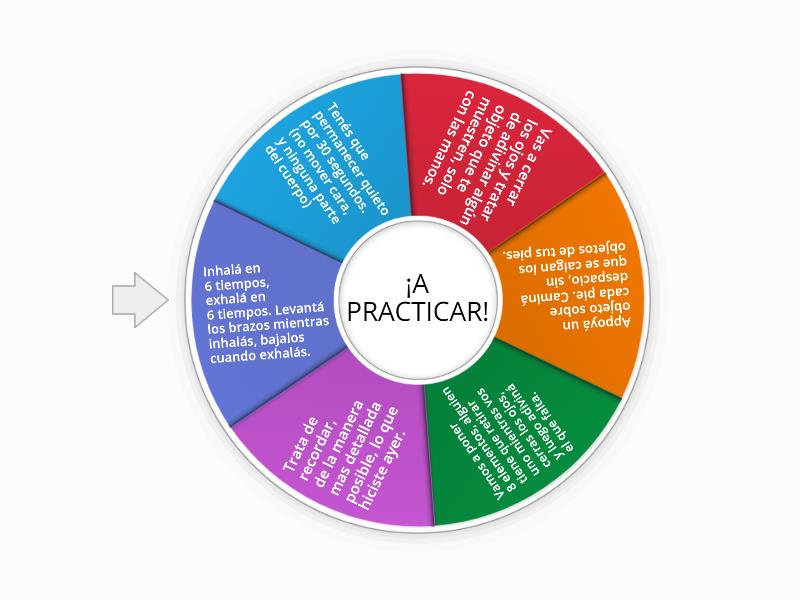 Práctica de Mindfulness - Random wheel