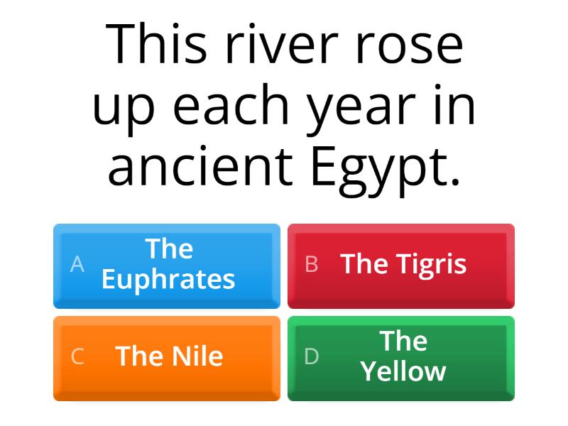 Ancient Egypt - Quiz