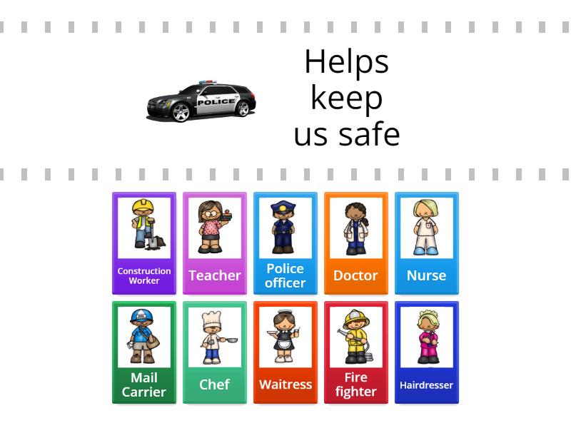 Community Helpers Matching - Find the match