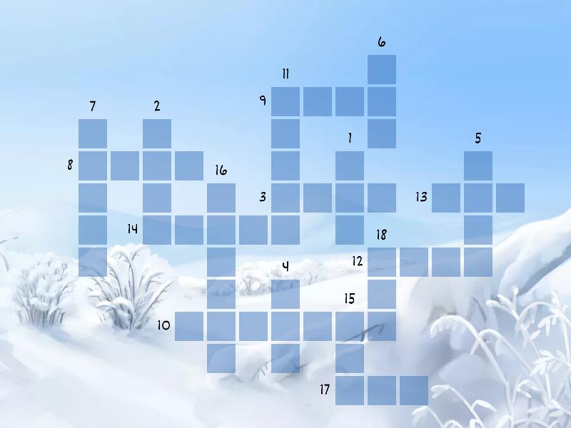 Unit 11, lesson 2, - Crossword