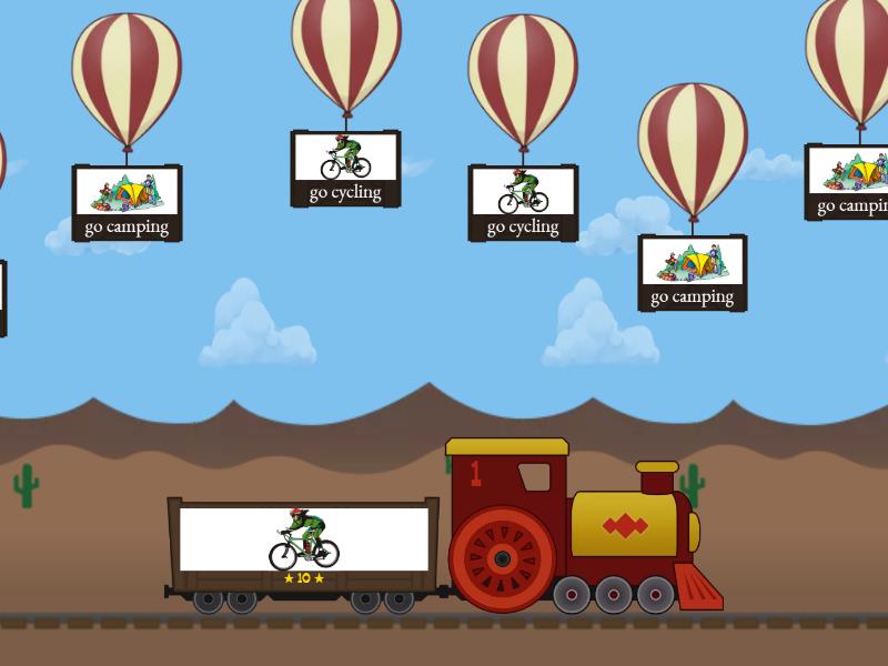 my hobby train - Balloon pop