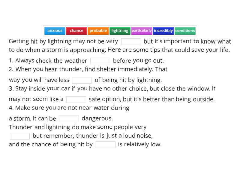 p.121, Thunderstorm safety tips - Revised Gateway to Module E page 121 ...