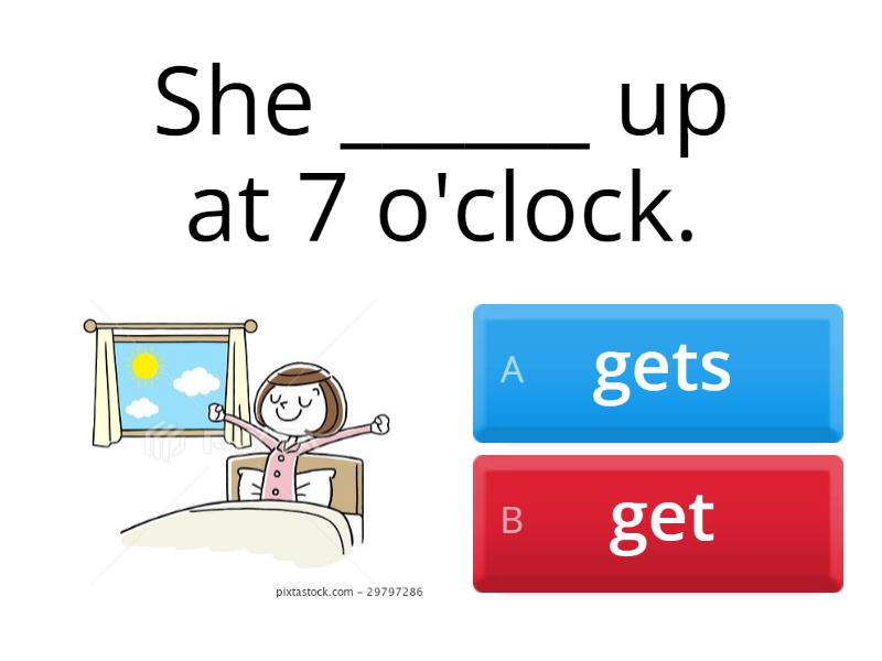 ESOL Pre Entry - Present Simple (3rd person) - Quiz