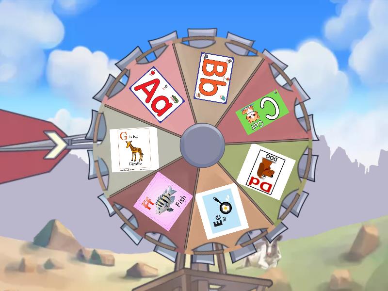 ABCDEFG - Spin the wheel