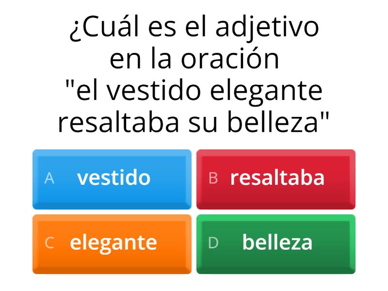 ADJETIVOS - Quiz