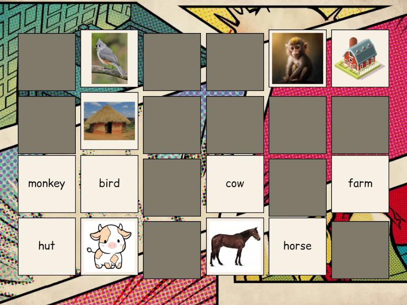Matching game from the Headway book - Combine os pares