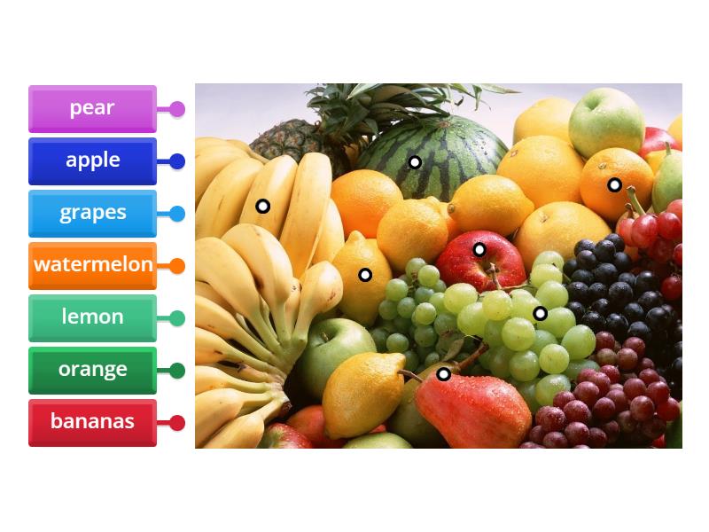 Fruit - Labelled diagram