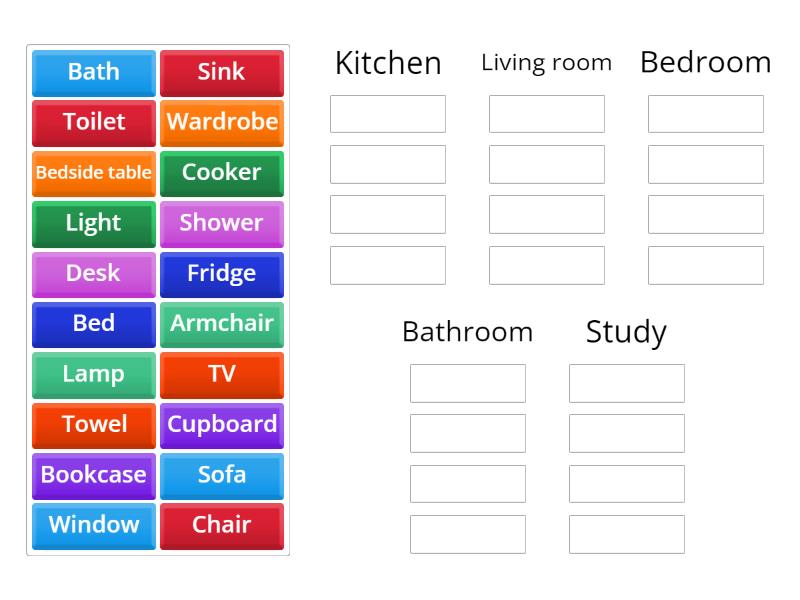 House rooms - Group sort