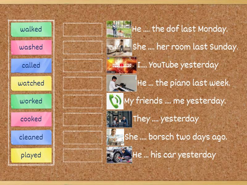 Past Simple - Match up