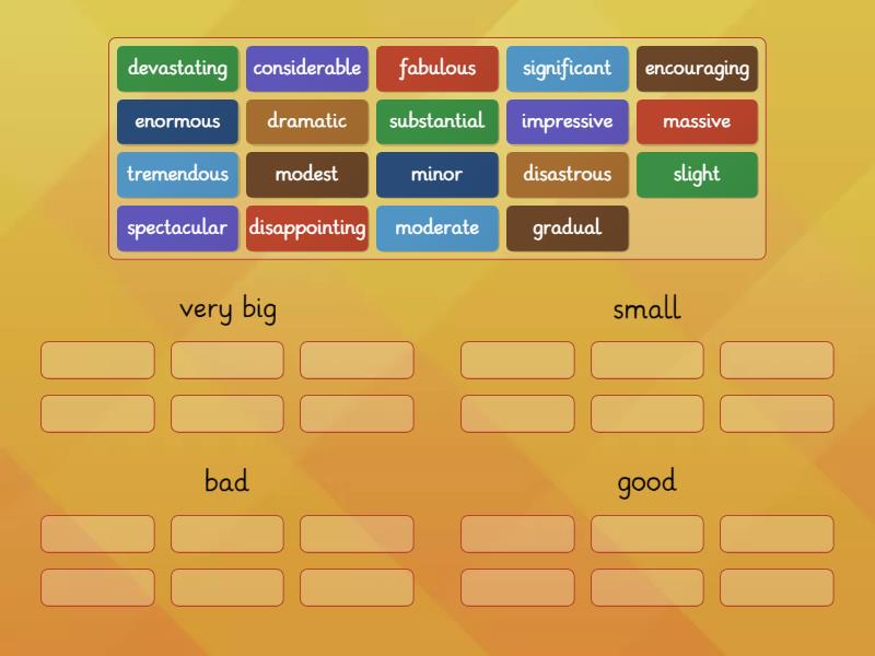 Synonyms - Group sort