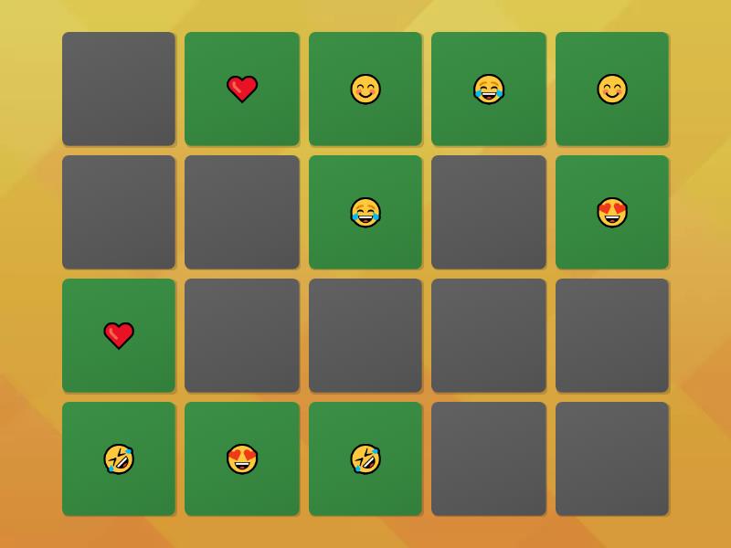 emoji match - Matching pairs