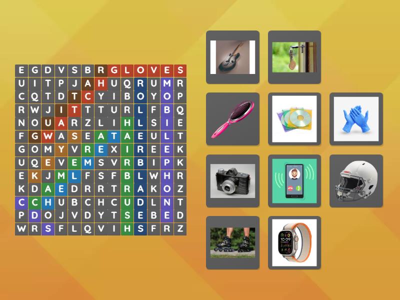 Spotlight 4 Unit 1 - Wordsearch