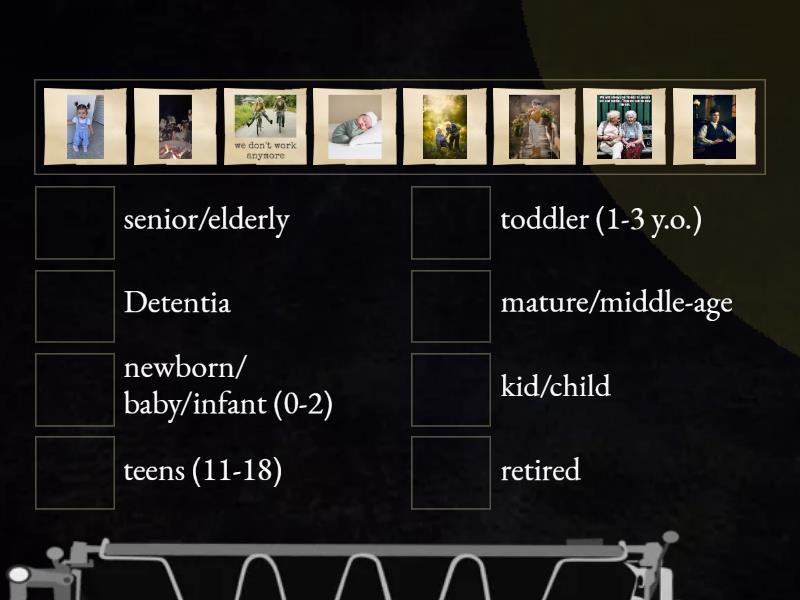Age and stages - Match up