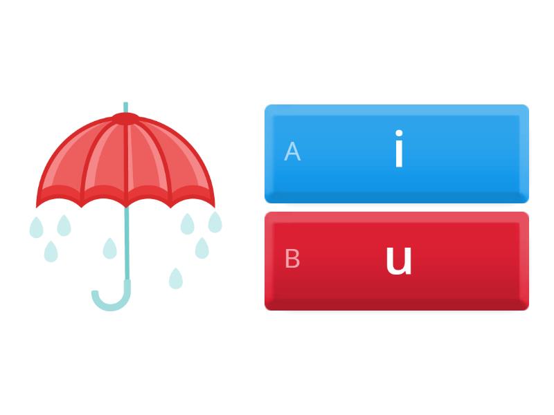 Short "u" and short "i" sort - Quiz