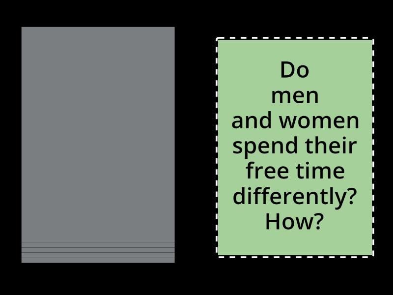 Free Time - Speaking cards