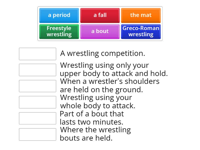 Wrestling - Match up