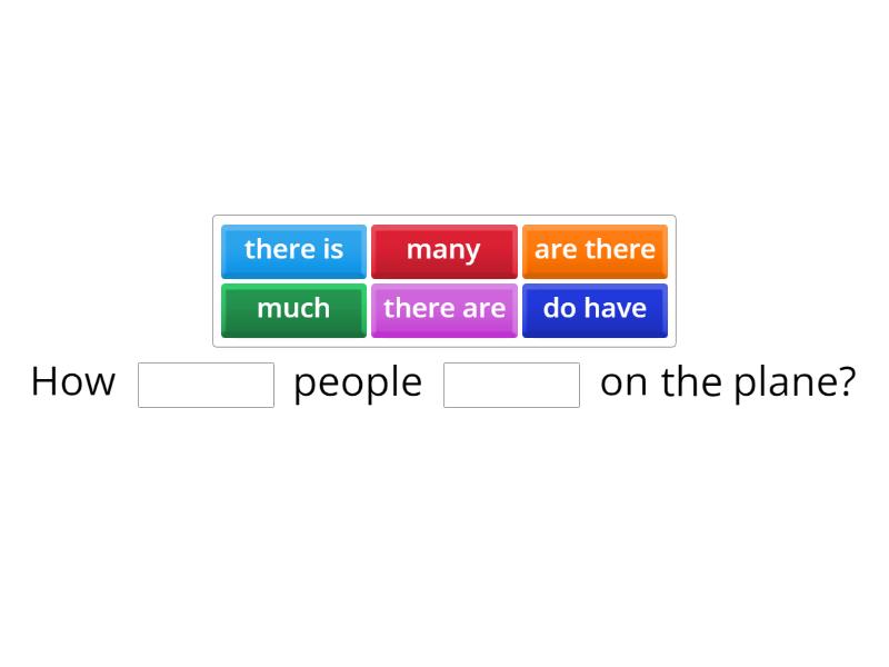 How much & How many + There is & There are - Complete the sentence