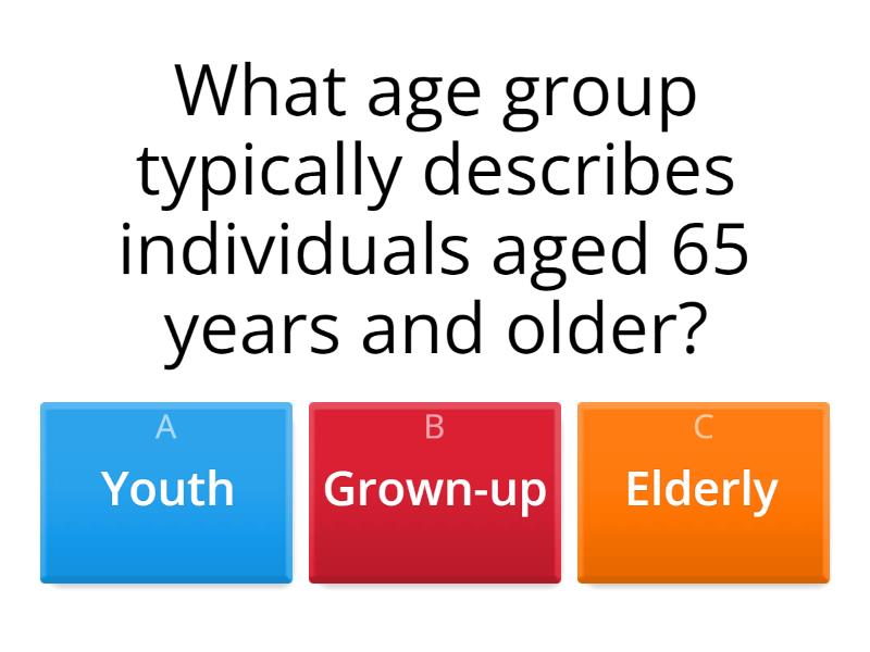 Stages of Life B1 revision - Quiz