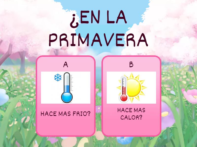 LA PRIMAVERA - Cuestionario