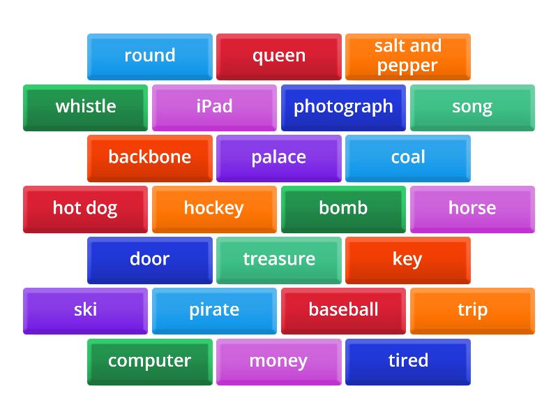 Charades - catchphrase - set 1 - Flip tiles