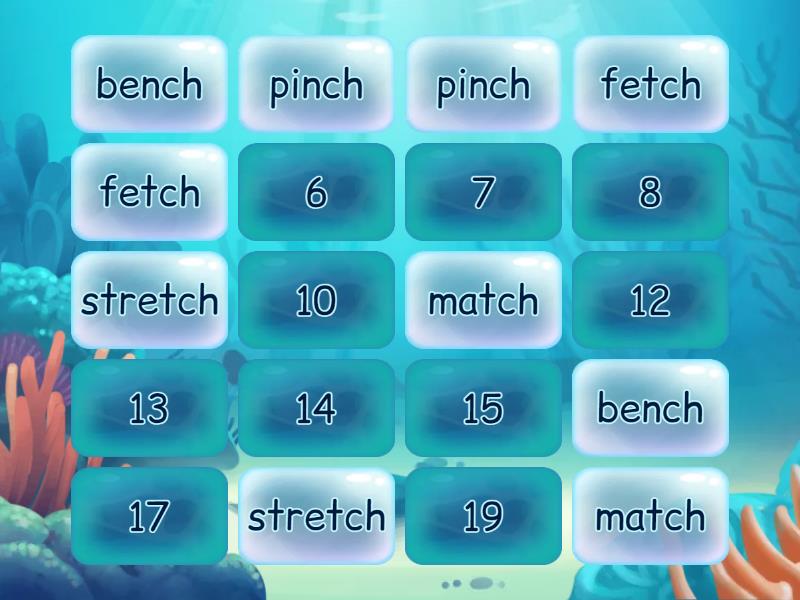 ch/tch - Matching pairs