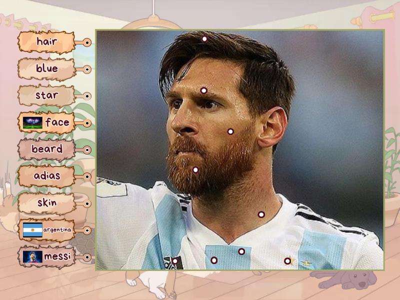 messi - Labelled diagram
