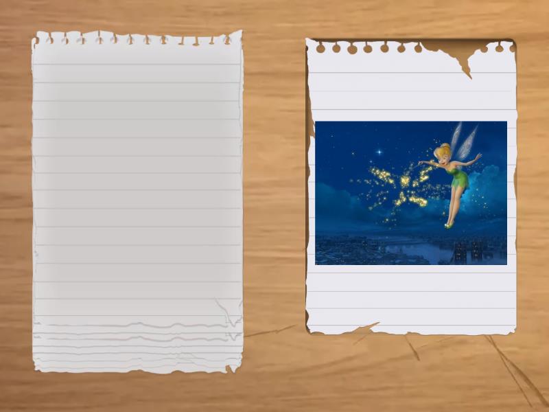 Peter Pan vocabulary - Speaking cards