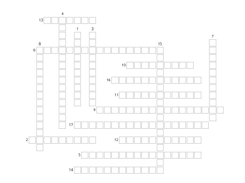 Migration KS3 - Crossword