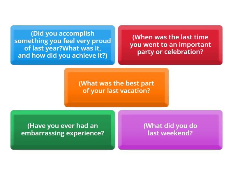 Interactive speaking activities for English students at Level B1 ...