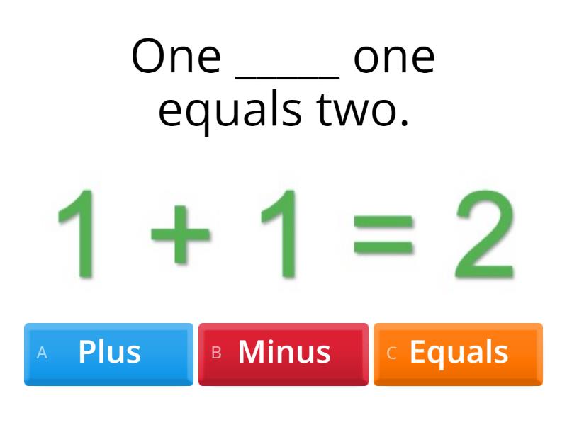 Grade3/week30 Plus, Minus, Equals - Quiz